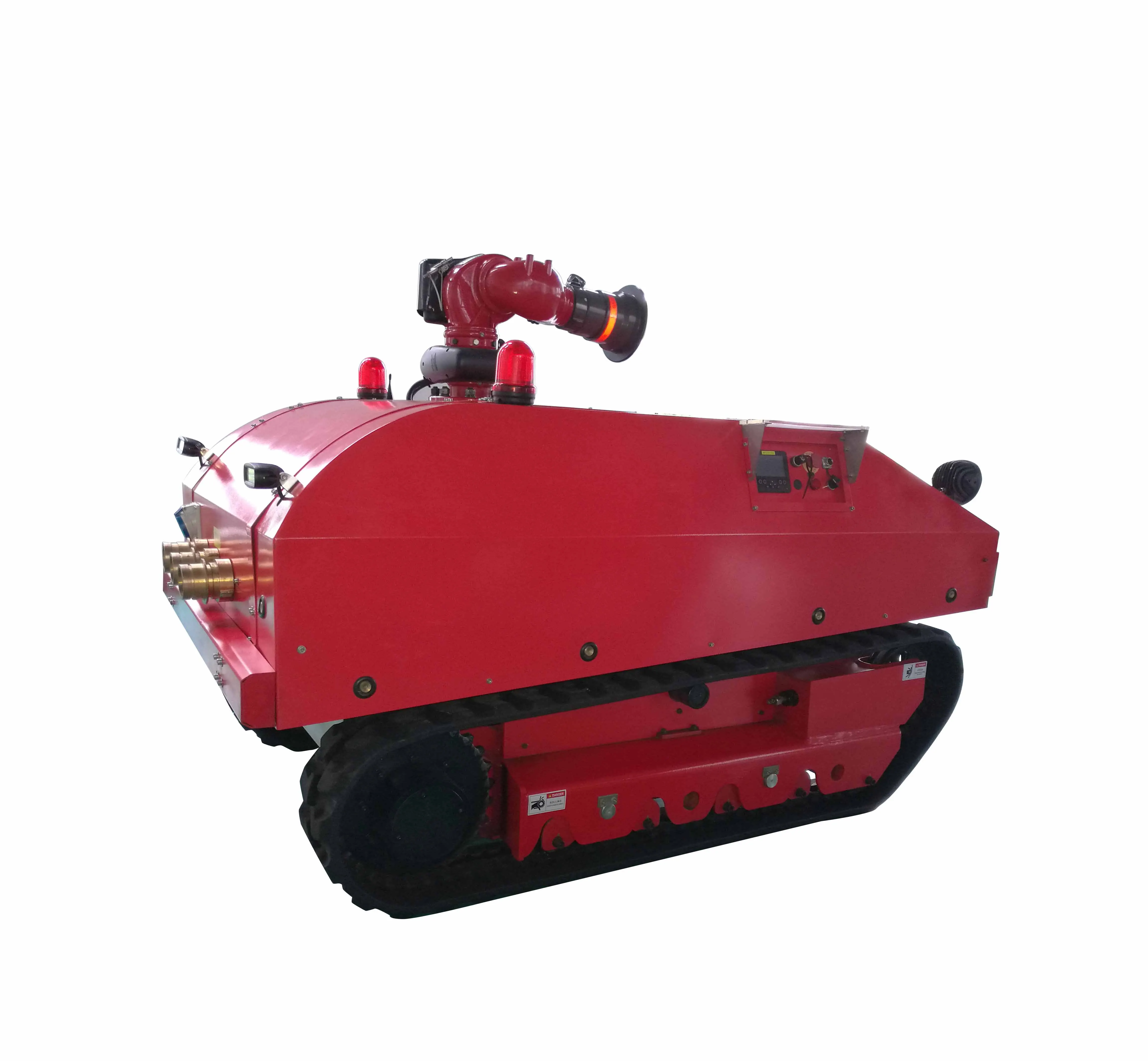 Firefighting Extinguisher Robot With Water Monitor Crawler Type Fire ...