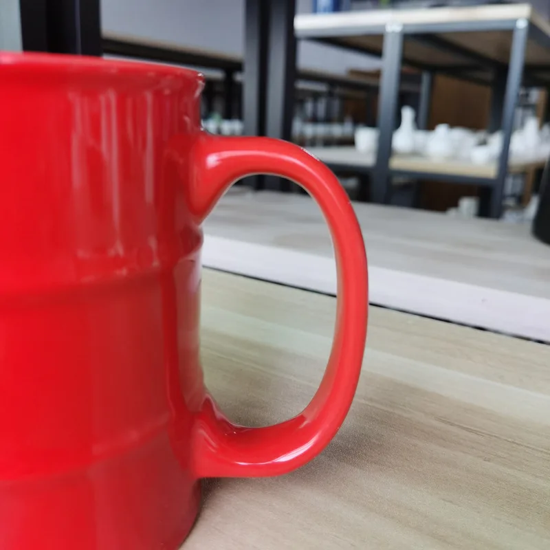 Custom Logo Oil Gas Mugs - Petroleum Petrol 55 Gallon Drum Cup