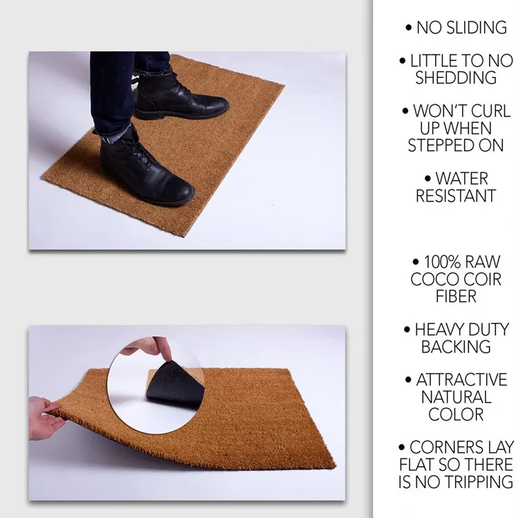 Natural Coco Coir Fiber Entrance Indoor/outdoor Kitchen Floor Anti Slip ...