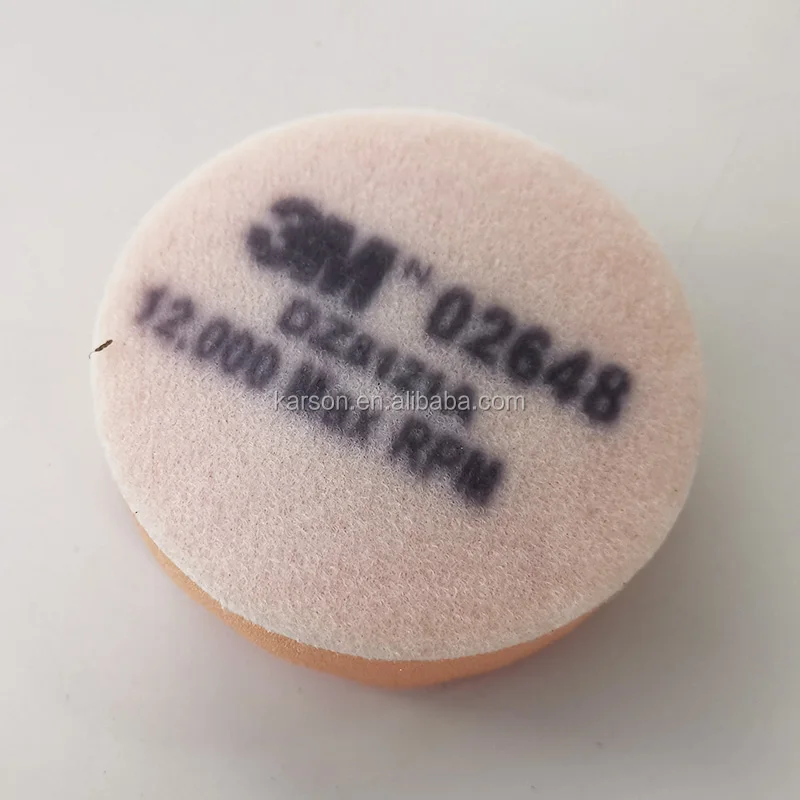 3M 02648 Finesse-It Buffing Pad - Heat-Resistant Orange Foam