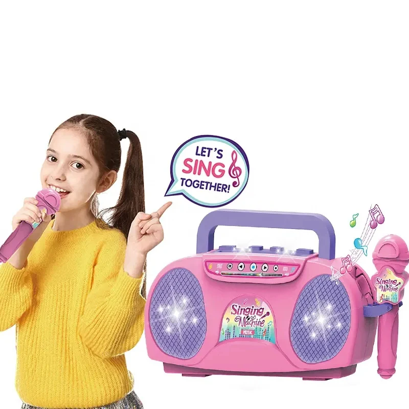 2024 Factory Oem Musical Instrument Super Rocking Star Girls Microphone ...