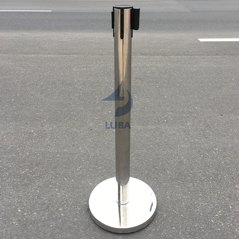 Customised Stainless Steel Stanchion Pole for Crowd Control