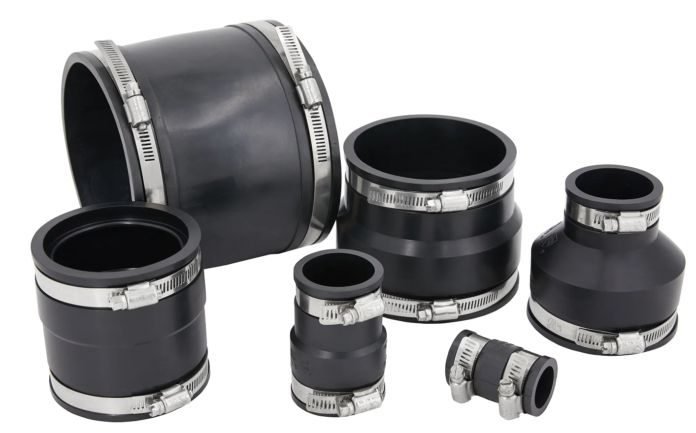 Pipe Plumbing Flexible Fitting Coupling Adaptor Connector Joint Shield ...