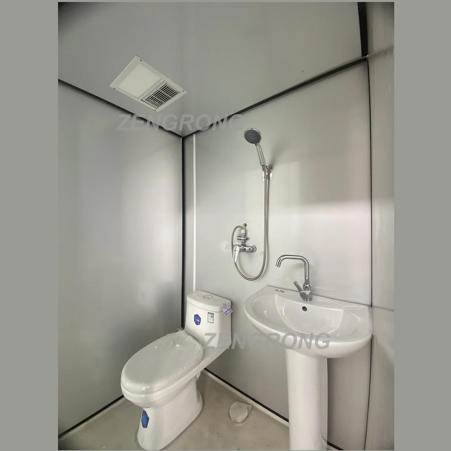 Integrated Modular Bathroom Pod - Complete Prefab Shower Room