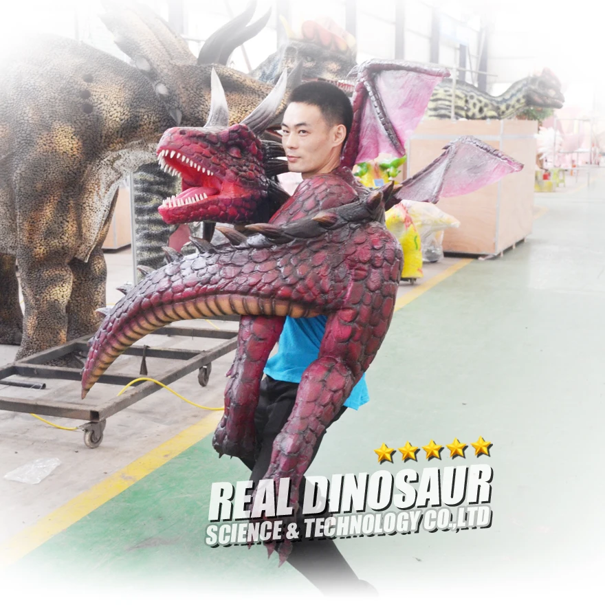 Kids Entertainment Animatronic Shoulder Dragon Puppet - Buy Dragon ...