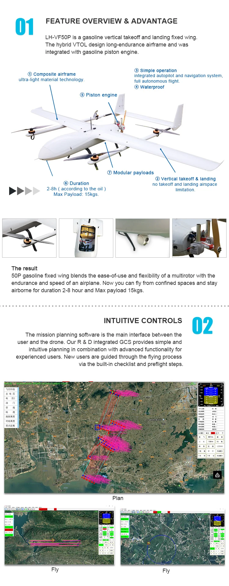 X Uav Talon Uav Aircraft Drone Frame Uav - Buy X Uav Talon Product on ...