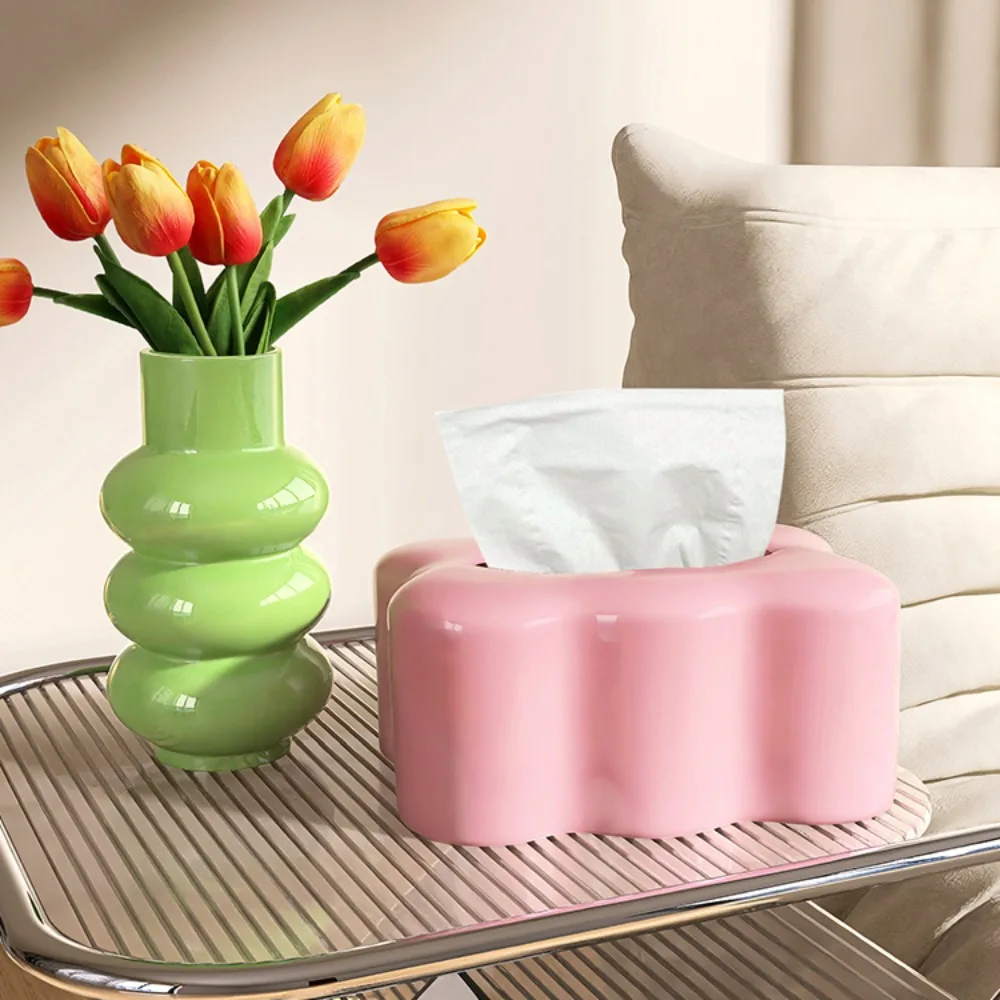 Modern Light Luxury Ceramic Tissue Box Decoration Home Creative Design ...