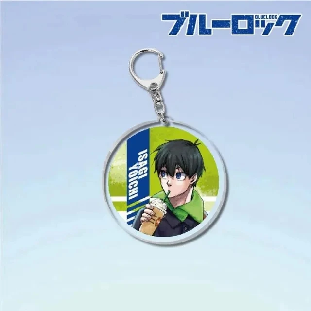 Anime Blue Lock Animation Blue Prison Key Chain Acrylic Character Isagi ...