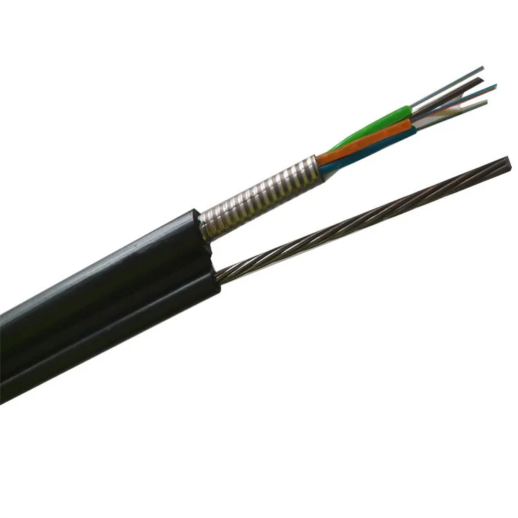 Armored Aerial Overhead Fiber Optic Cable Figure 8 Structure 8 12 24 48 ...