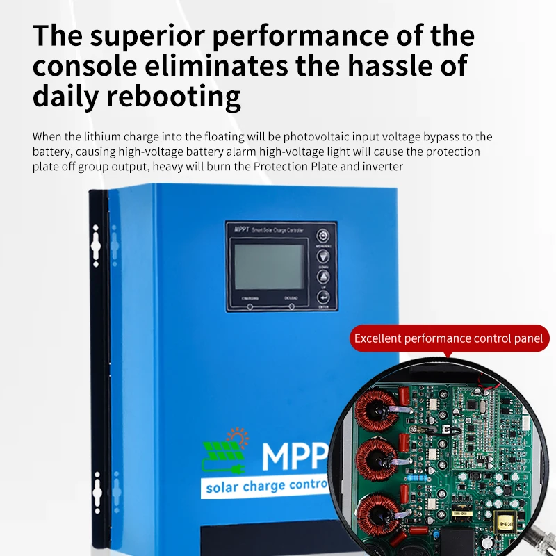 Mppt Solar Panel Battery Charger 24v 48v 96v Solar Charger Controller ...