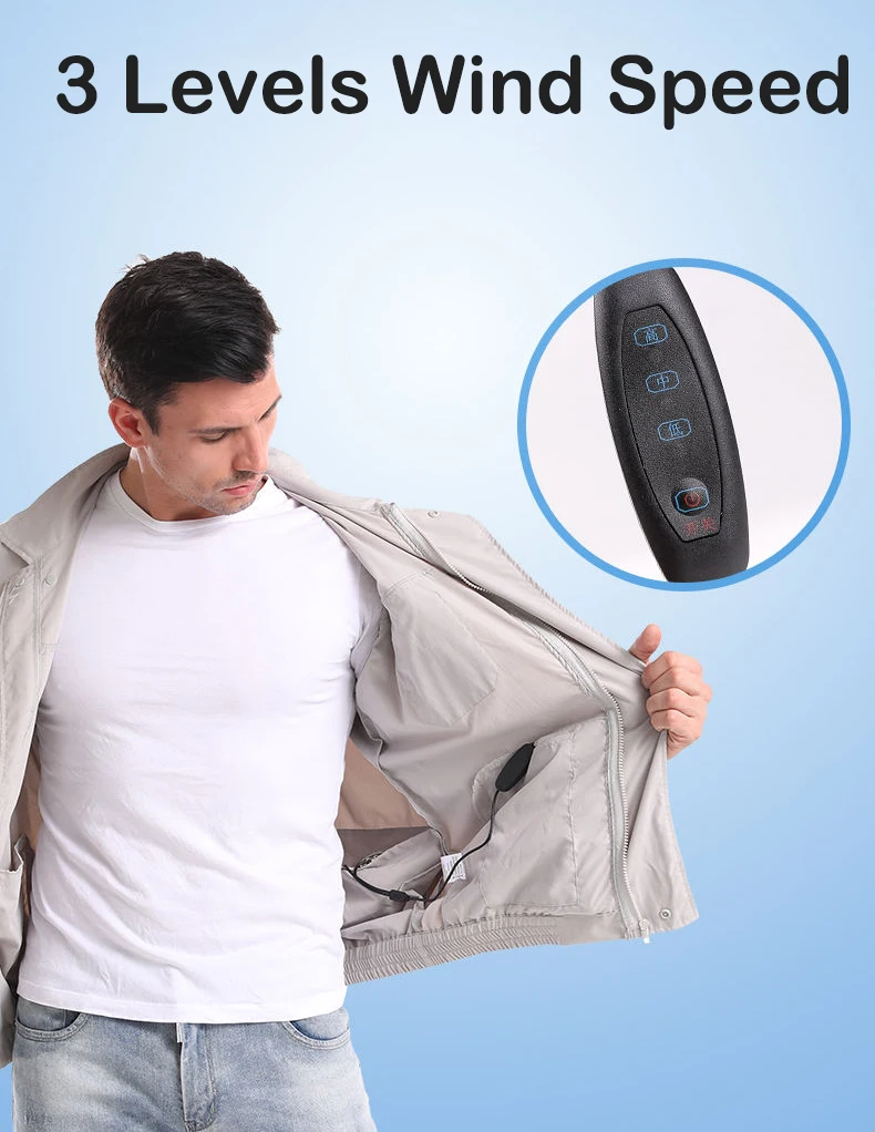 Summer Cooling Air Conditioned Workwear Jacket Working Clothes With ...