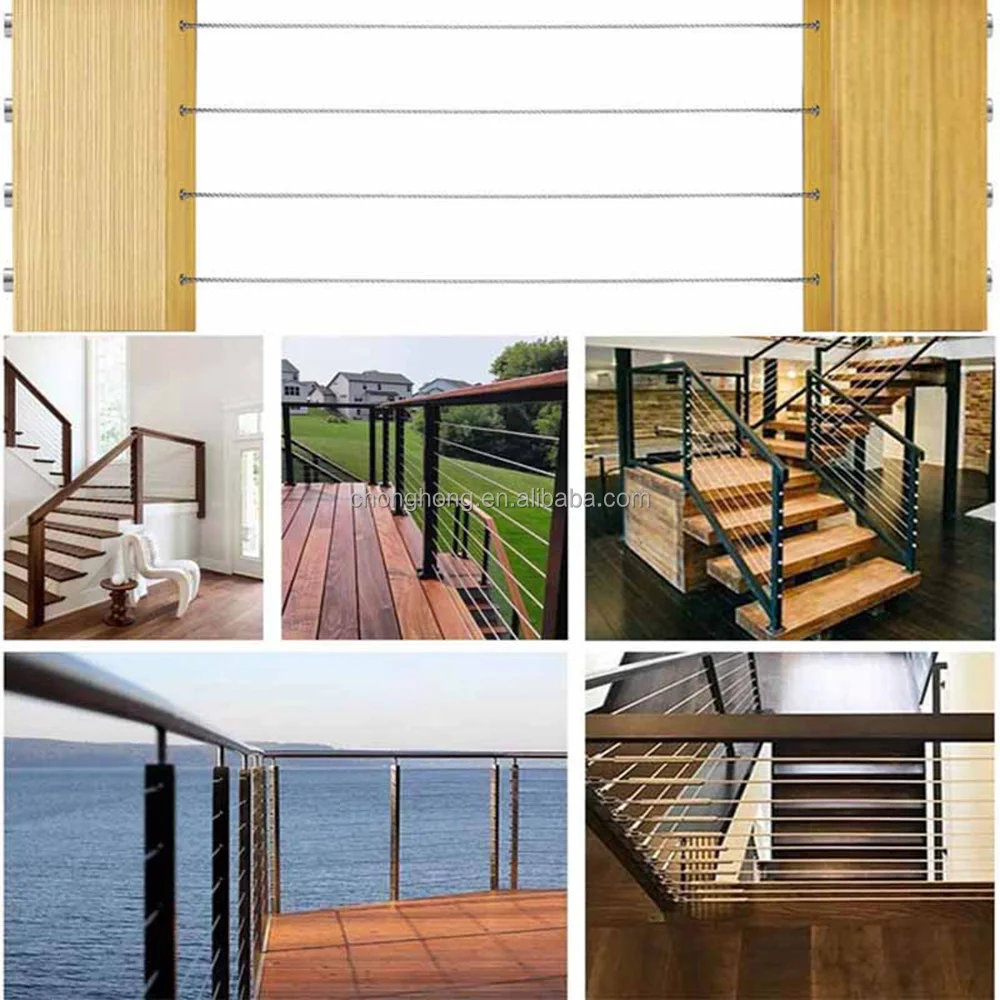 Invisible Cable Railing Kit Swage Tensioner And Terminal Hidden T316 ...