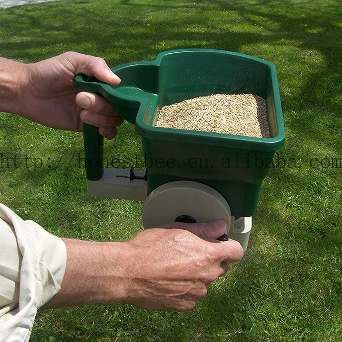 3l Handheld Broadcast Hand Seed Fertilizer Spreader For Lawn And Garden ...