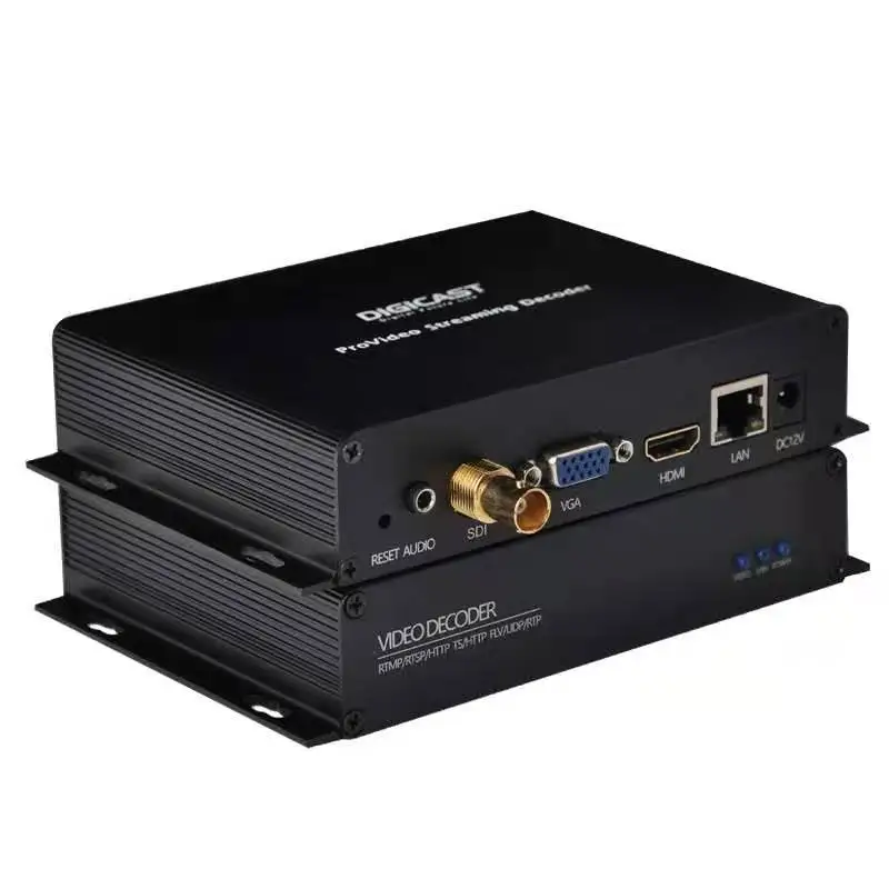 Ip Decoding Monitoring Iptv Multistream Ip To Analog Converter Decoder ...