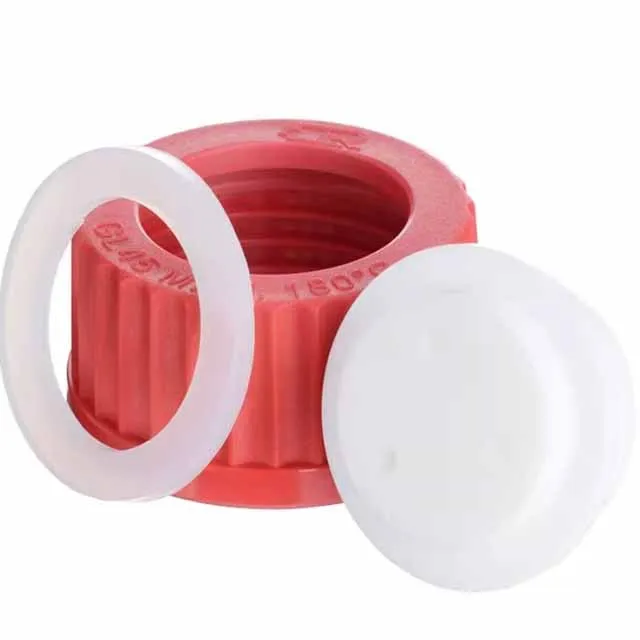 Gl45 Hplc Mobile Phase Pbt Screw Cover With Ptfe Lid 1/2/3/4 Port ...