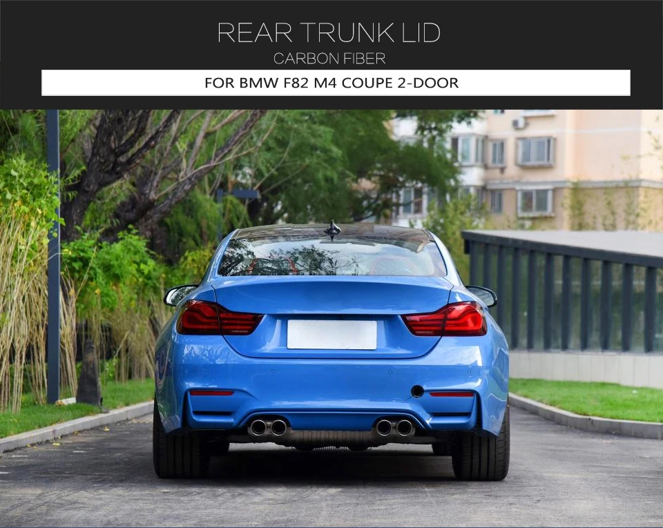 Dry Carbon Fiber M4 Trunk Lid with High Ducktail for BMW F32 M Sport ...