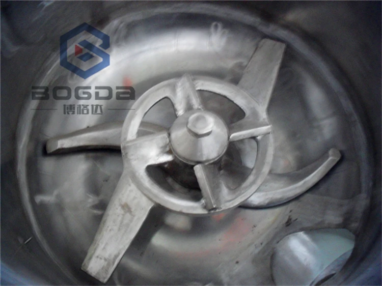 Stainless Steel Three Paddles Blades for High Speed Heating Plastic Mixer