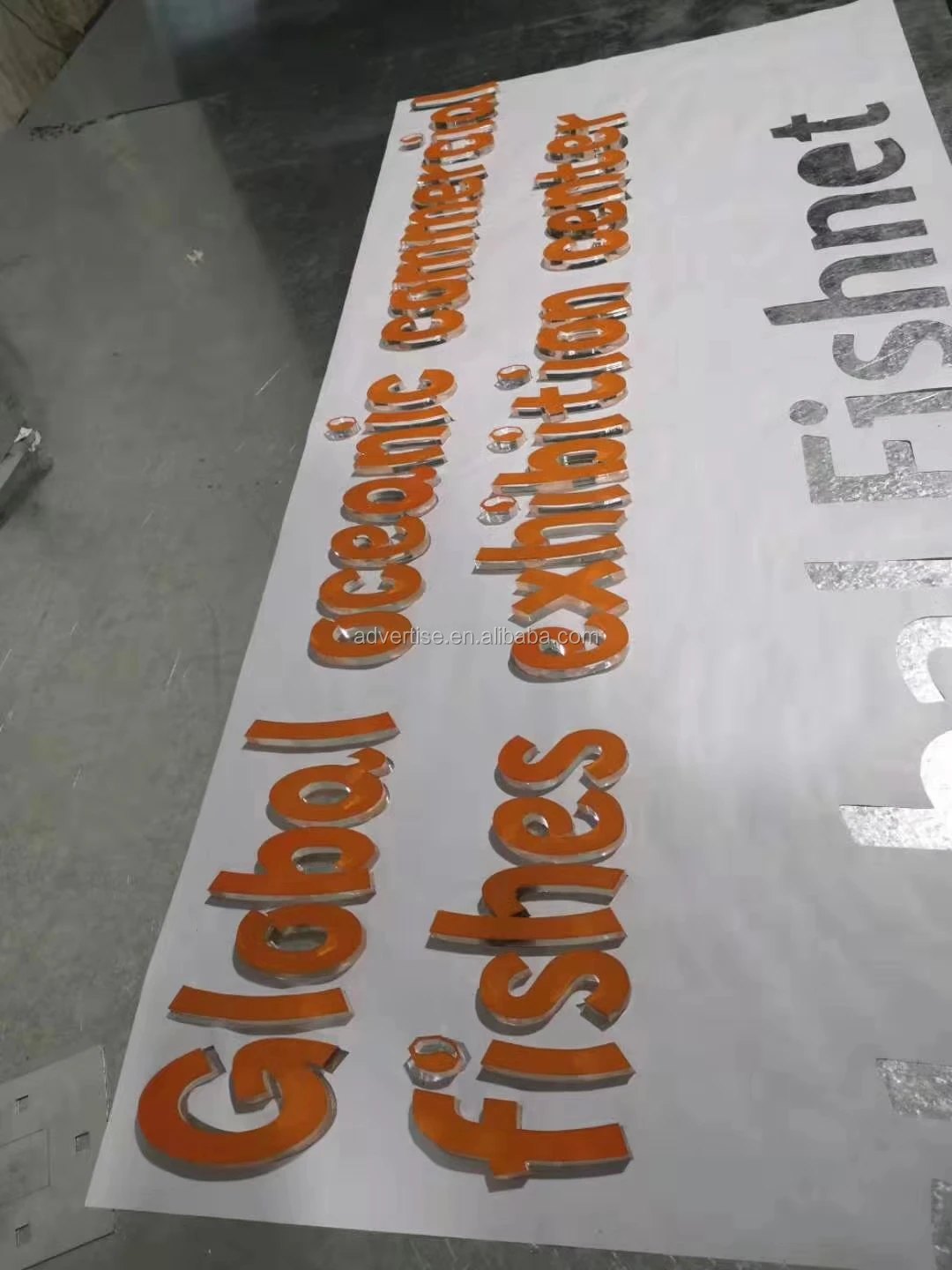 Wholesale Company Wall Background 3d Acrylic Laser Cut Alphabet Letters ...