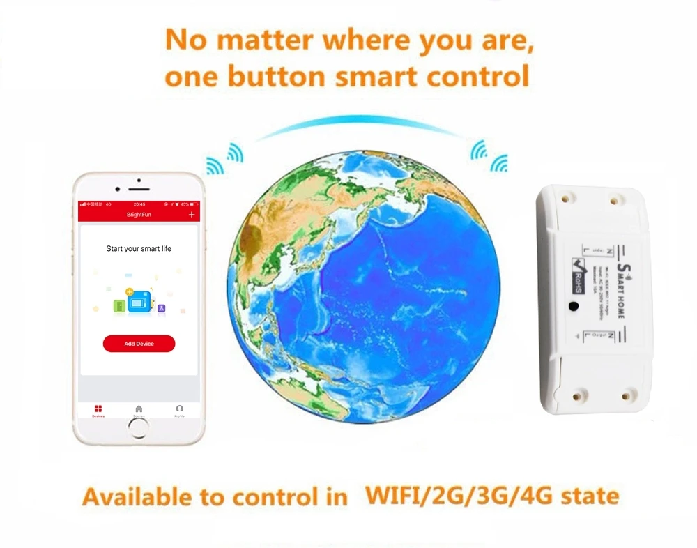 New Arrival Wifi Smart Break Universal Standard Wireless Control Wifi ...