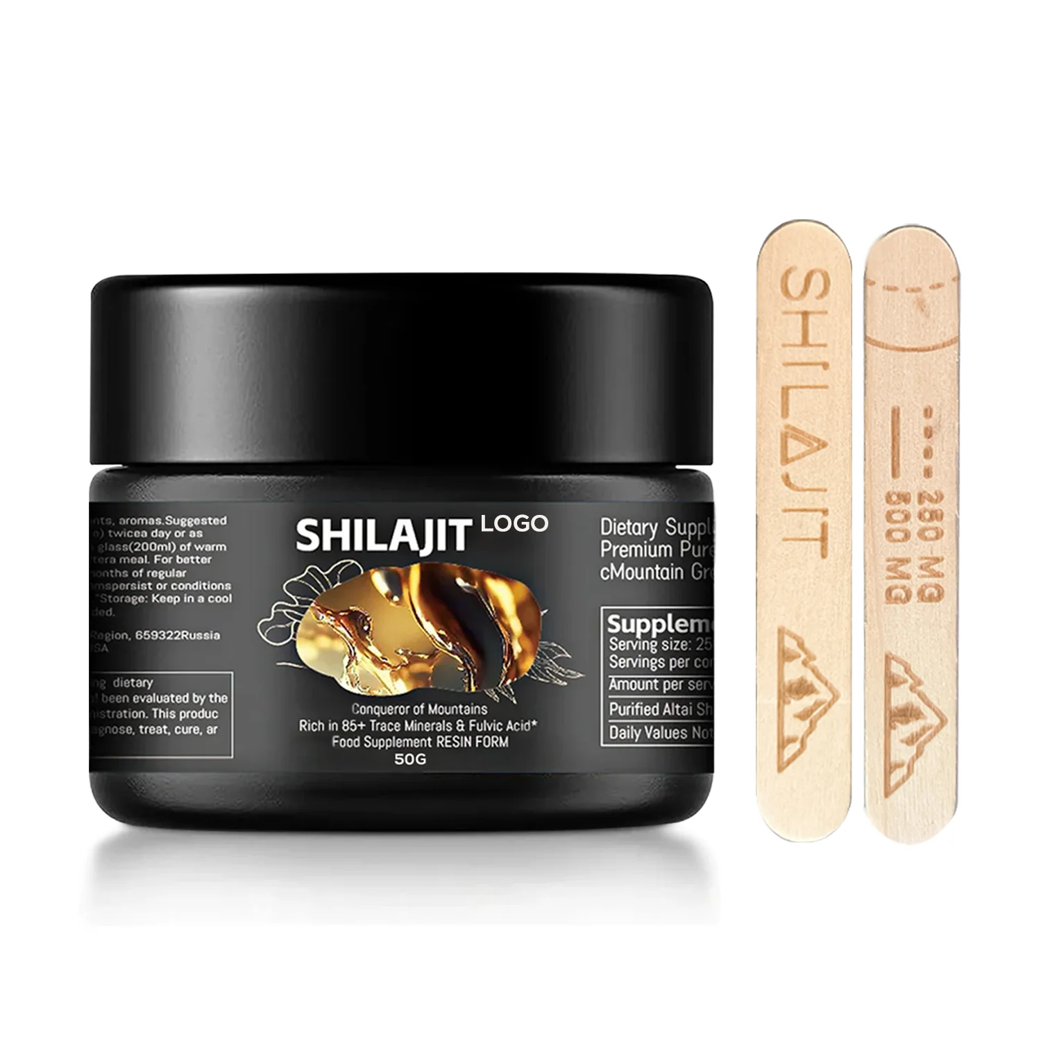 OEM Shilajit Cream Paste Supplement - Pure Himalayan Resin