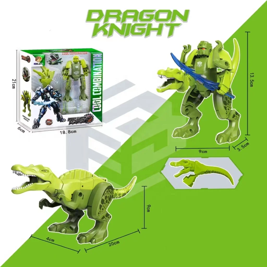 Dinosaur Morphing Robot Mecha Shapeshifting Robot 4 Style Can Mix ...