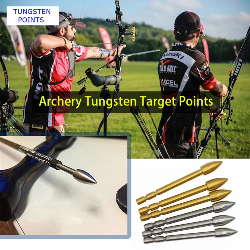 X10 Tungsten Arrow Points - Precision for Target Shooting