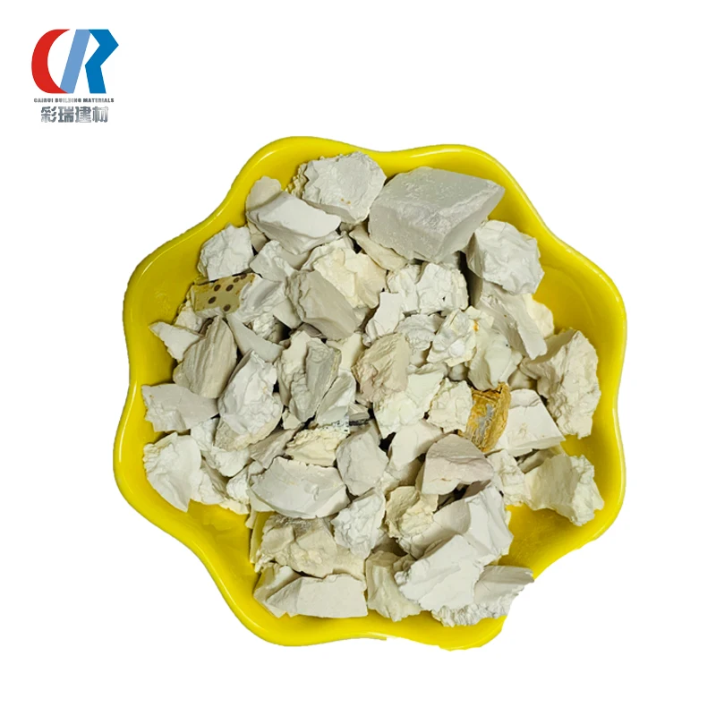 Different Size High Fire Resistance White Flint Clay For Gunning ...