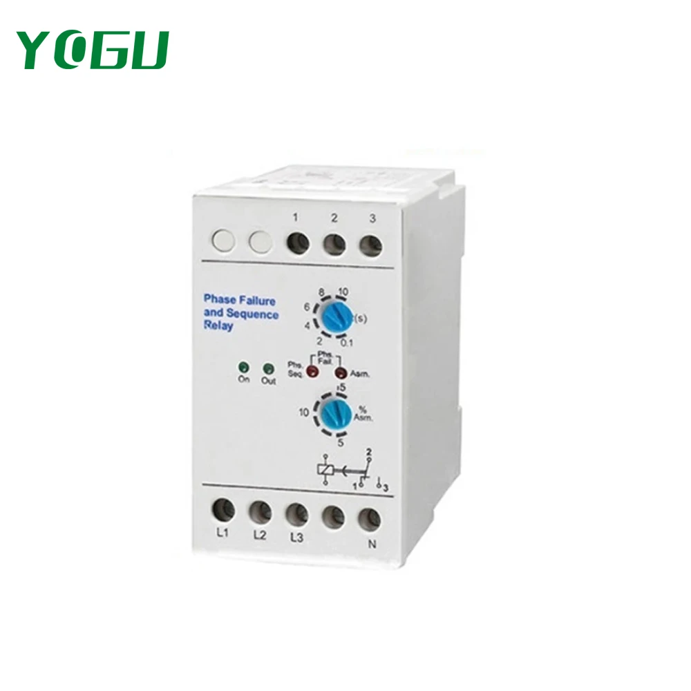 YOGU Xj3-D Series Phase-Failure and Phase-Sequence Protective Relay ...