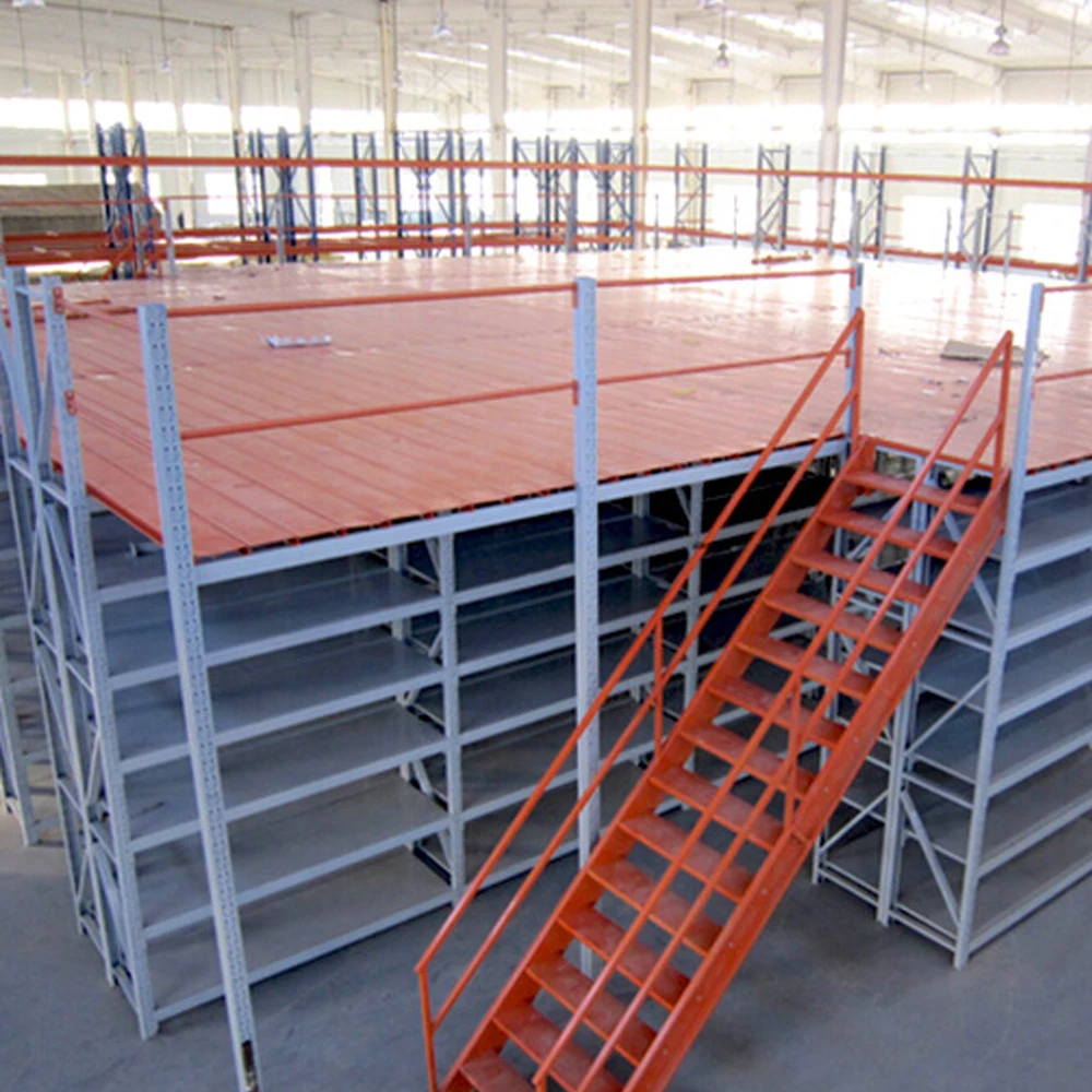 Custom Industrial Heavy Duty Steel Platform Stacking Racks Shelves ...