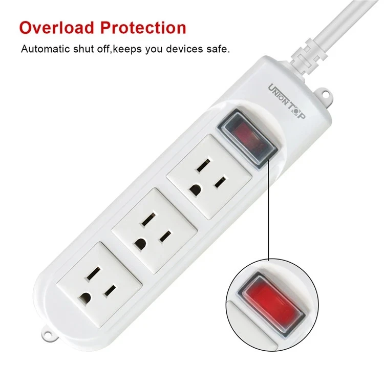 Waterproof Power Bar Outlet Power Socket Power Strip With 3 Tr Socket ...