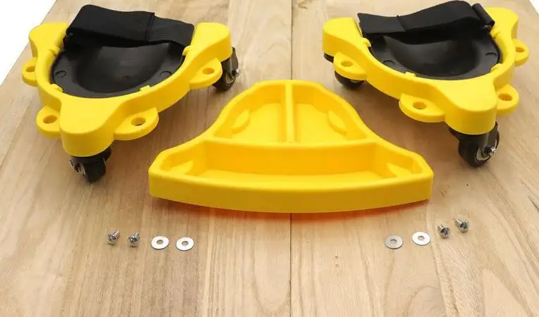 Rolling Knee Pad Wheels Cushion Kneeling Dolly Creeper With Tool Tray ...