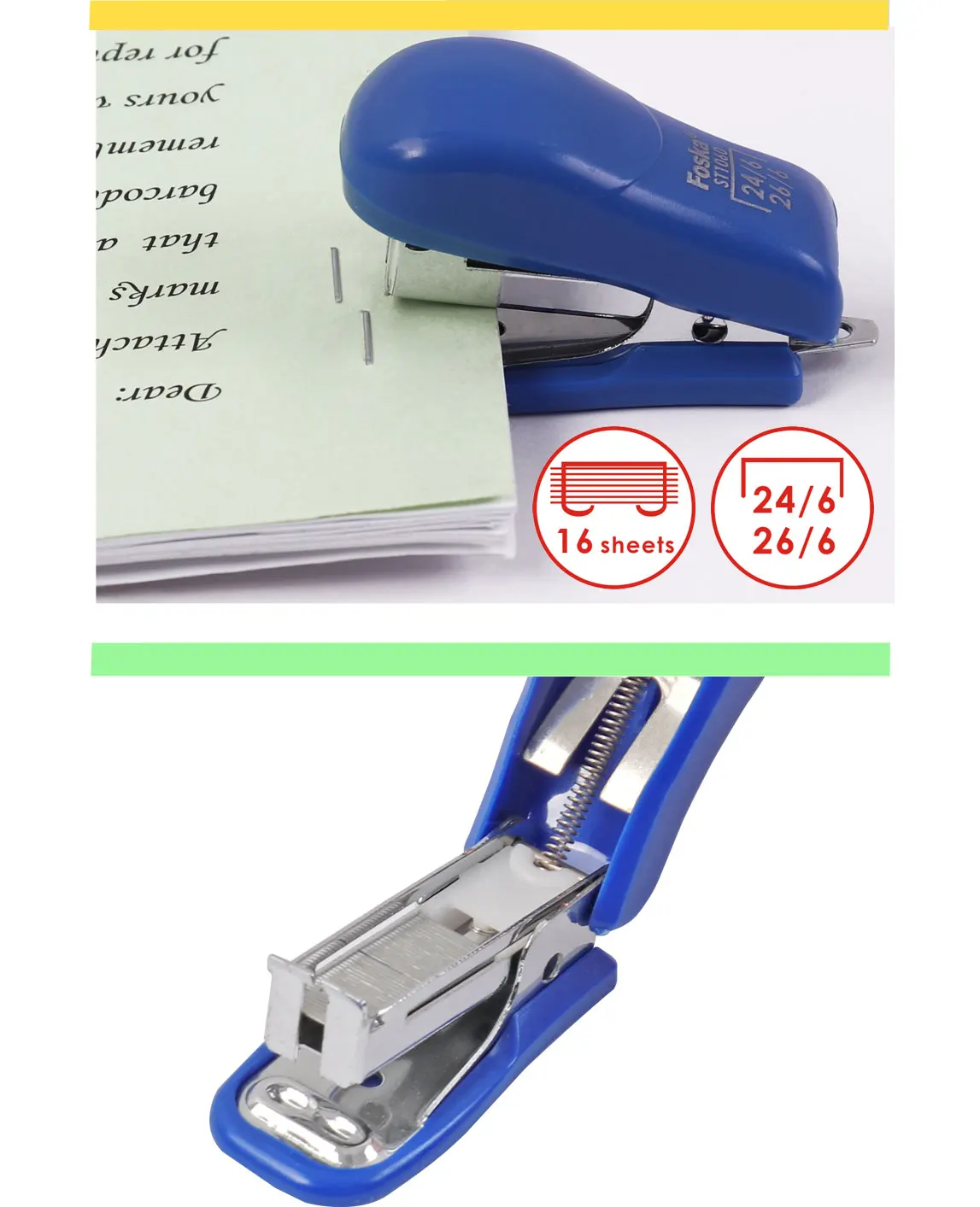 Hot Sale Plastic Mini Stapler Set - Foska Staplers