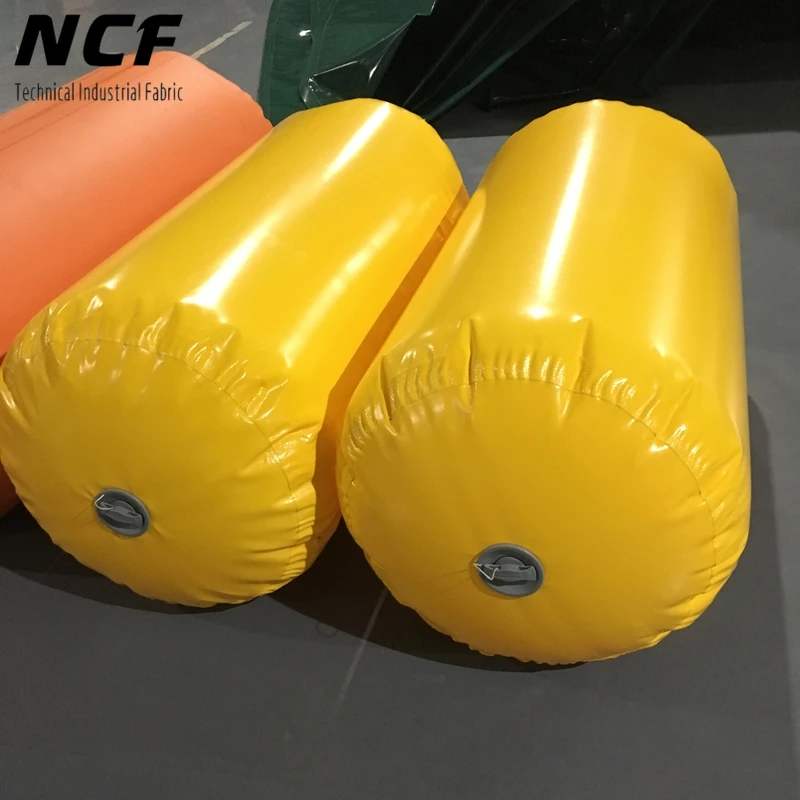 Pvc Tarpaulin Inflatable Floating Oil Spill Containment Rubber Boom ...