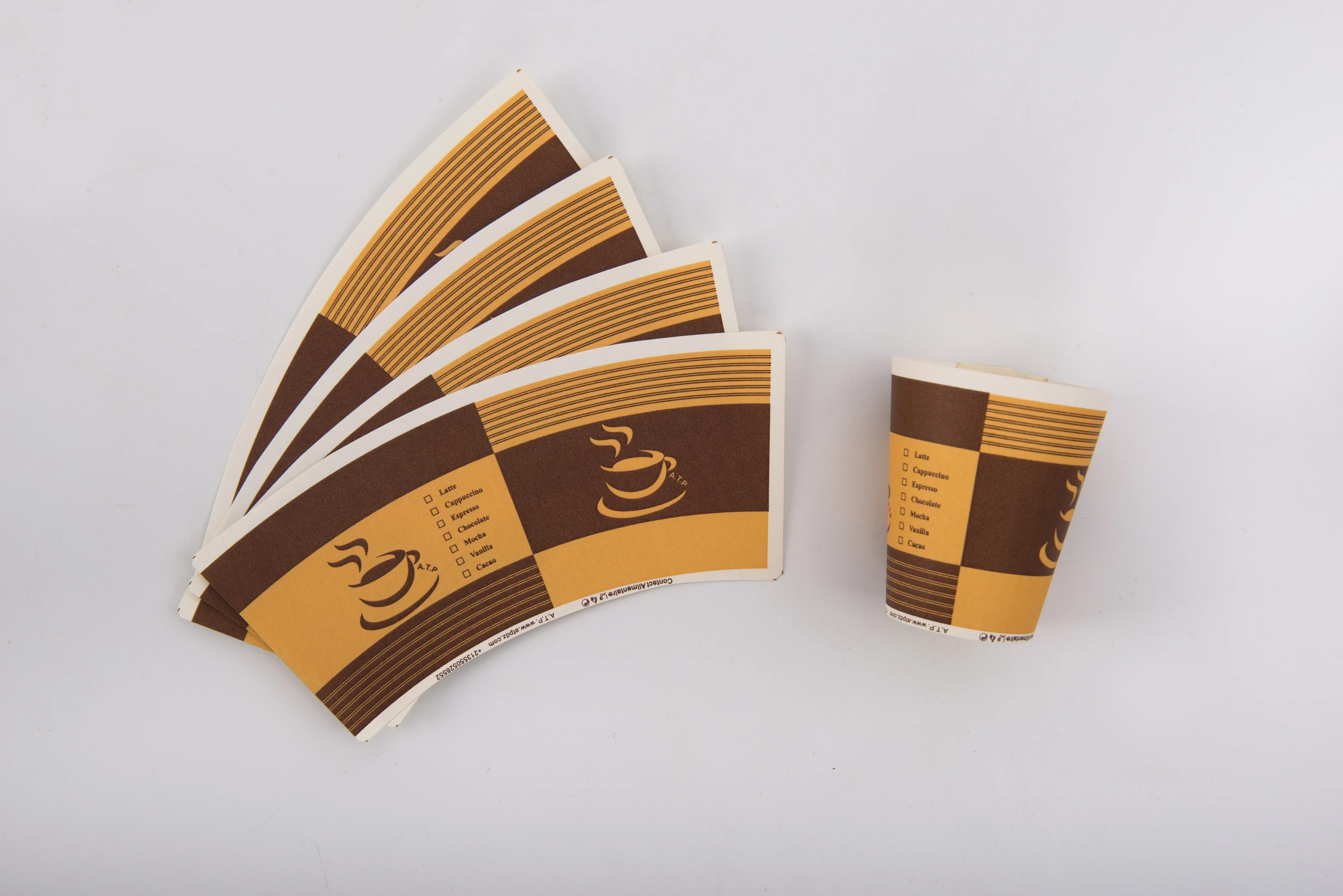 Printed Paper Cup Fan in Roll| Alibaba.com