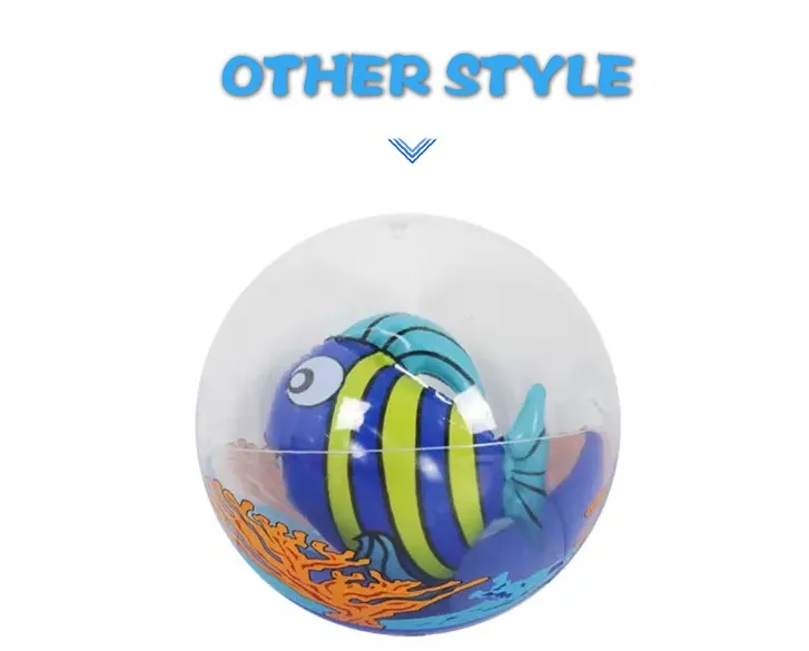 Inflatable Beach Ball Water Ball Fish Design Inside Ocean Style - Buy ...