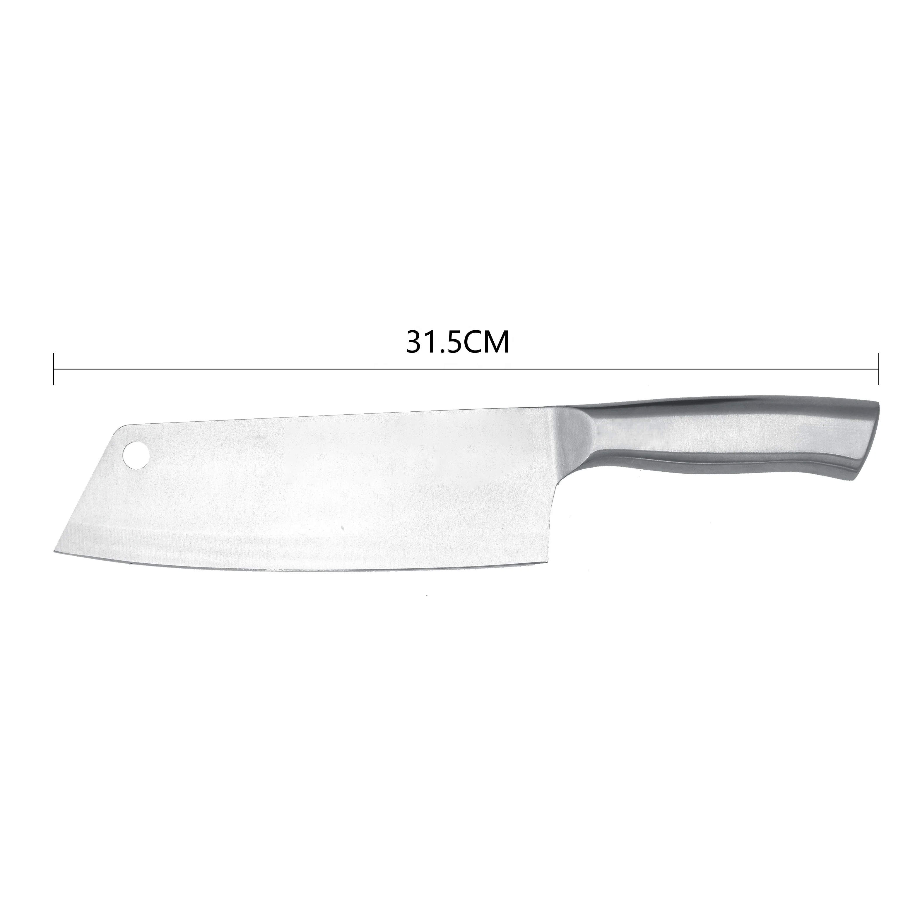 Stainless Steel Blade Vegetable Cleaver Knife With Steel 430 Hollow ...