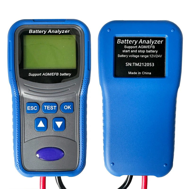 TM200 Car 12V/24V Vehicle UPS Battery Tester AGM EFB Lead-Acid Internal ...