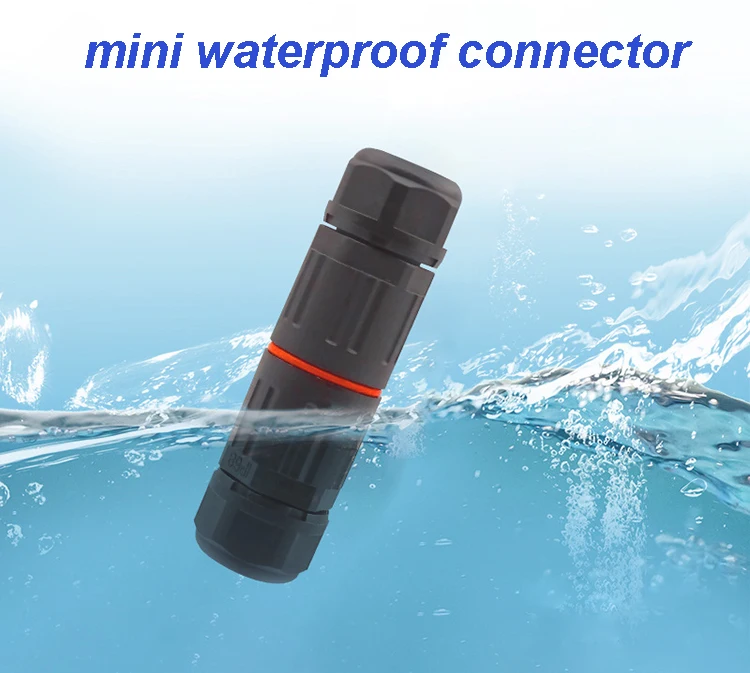 2P 3P IP68 Mini Waterproof Connector Power Copper 16A Fast Connector ...
