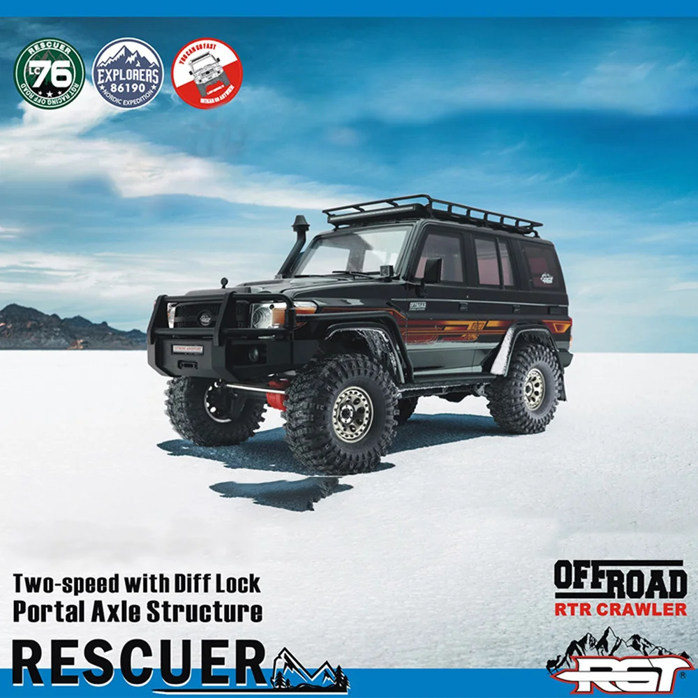 RGT EX86190 1:10 Scale Electric RC Rock Crawler Truck for Hobbyists