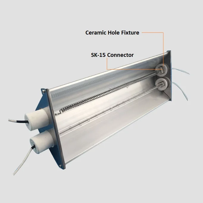 Infrared Aluminum Reflector Heater Lamps Holder - Energy Efficient