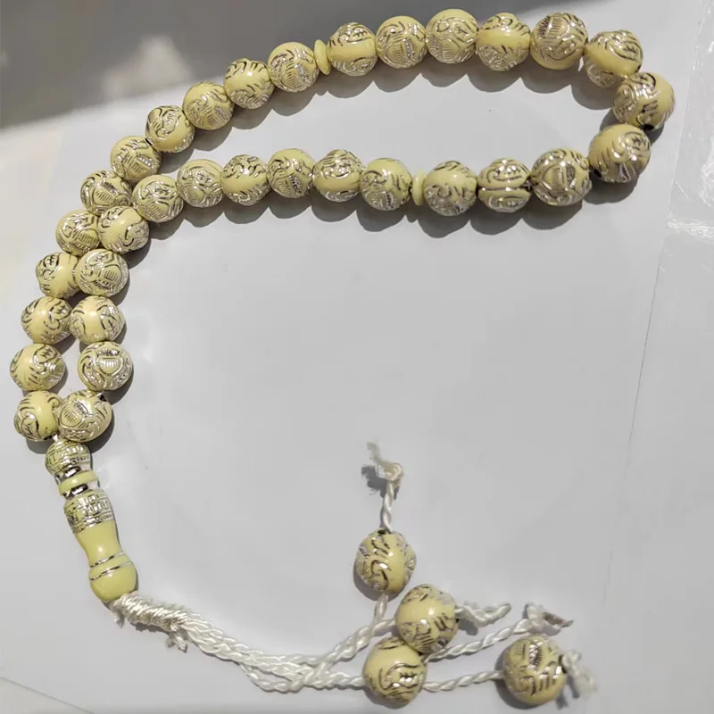 Acrylic Mala Muslim Prayer Beads Tasbeeh 33 And 99 Beads Tesbih Islamic ...