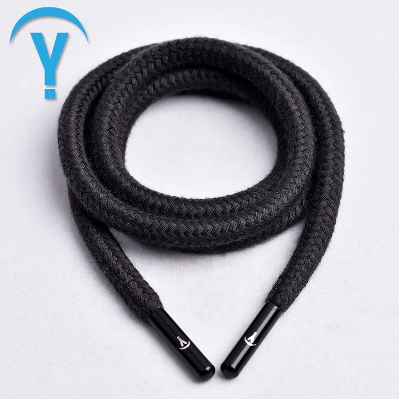 9mm Polyester Round Rope Drawstring with Metal Tip Drawcord