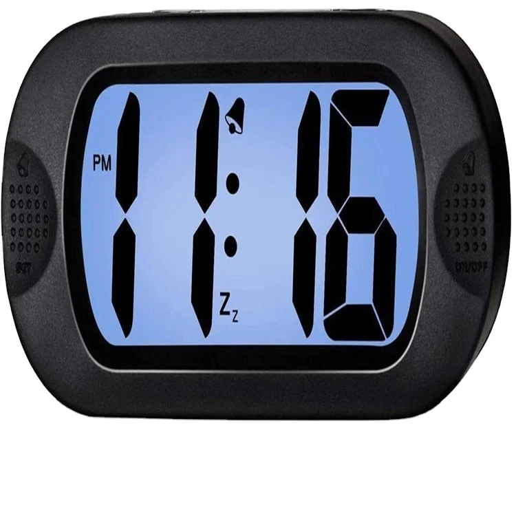 Silicone LCD Digital Alarm Clock - Perfect for Students