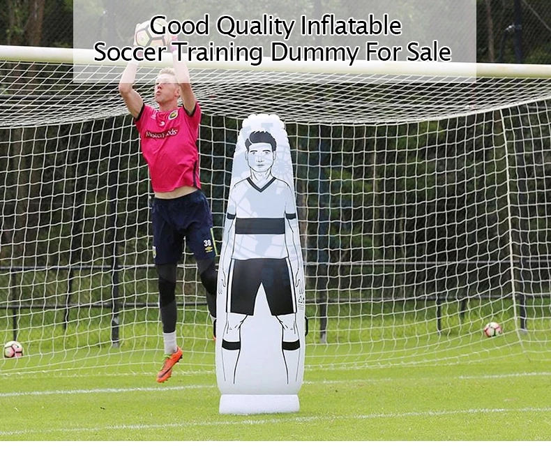 1.75m Height Footballs Equipment Inflatable Goalkeeper Dummy Inflatable ...