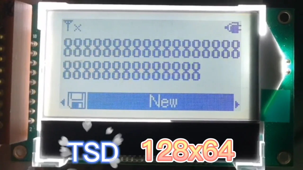 28 Pins 128x64 Cog Mono Lcd Display Fstn Monochrome Lcd Display - Buy ...