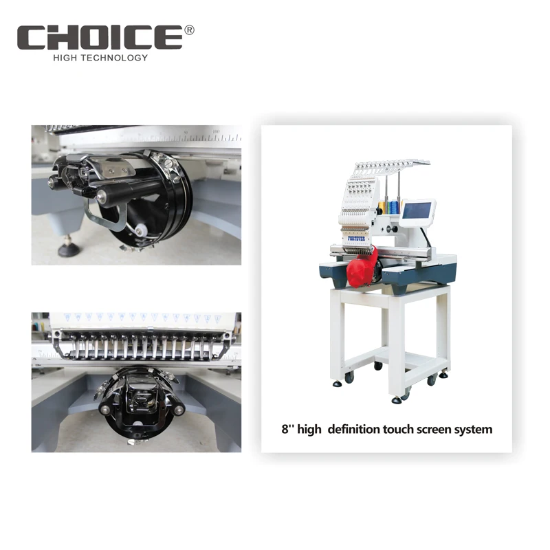 Golden Choice GC-1201EC - High Quality Single Head Embroidery Machine