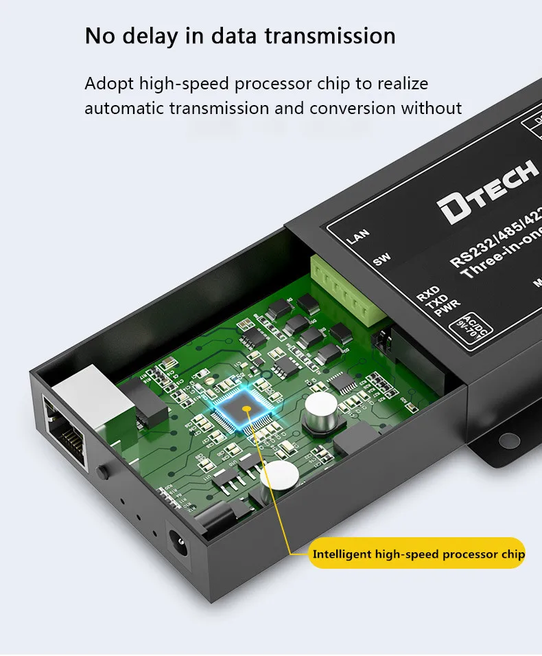 DTECH-IOT9031 Industrial Modbus Ethernet Converter