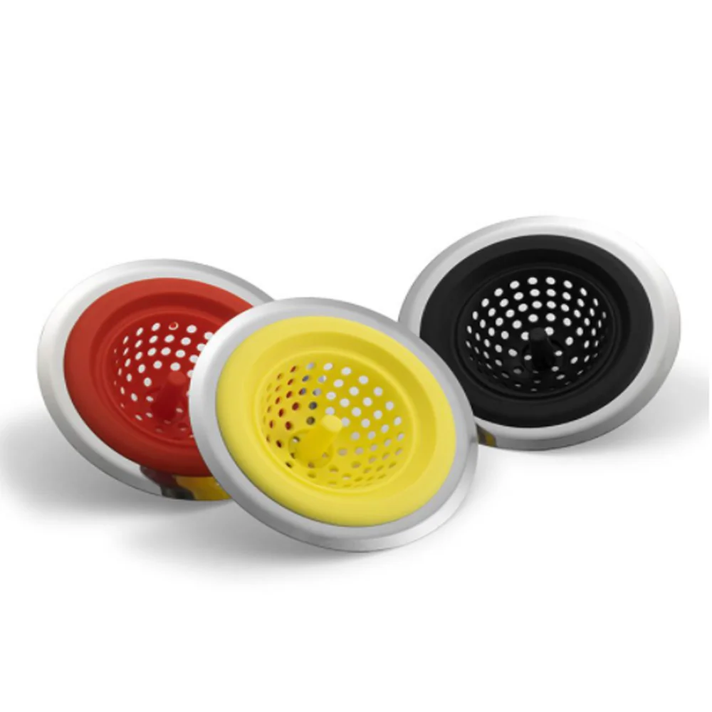 Silicone Stainless Steel Floor Drain Strainer For Basin Sink Sewer ...