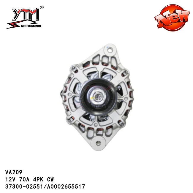 Auto Generator Alternator 12v 70a for Korean Auto 3730002550