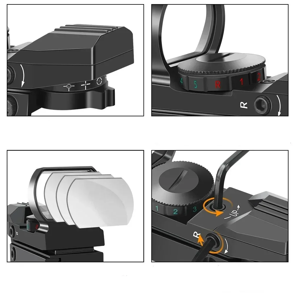 HD101 Compact 20MM/11MM Outdoor Hunting Scope - Red Dot Tactics Sight